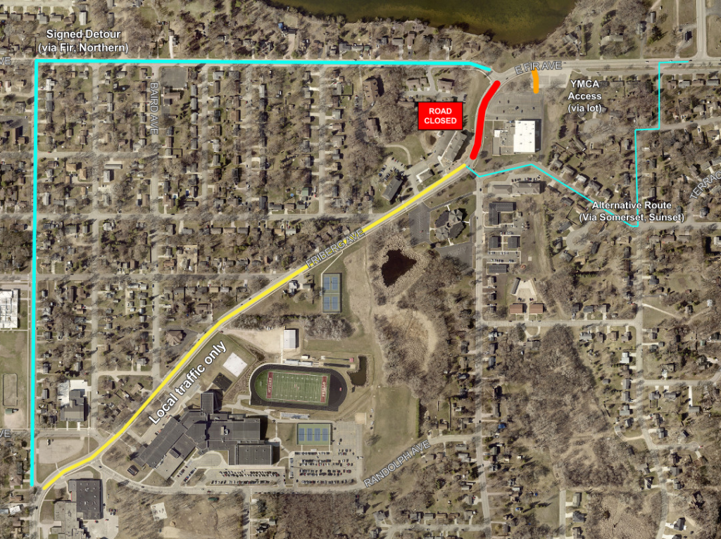 Fir Avenue / Friberg Avenue construction begins - Otter Tail County, MN